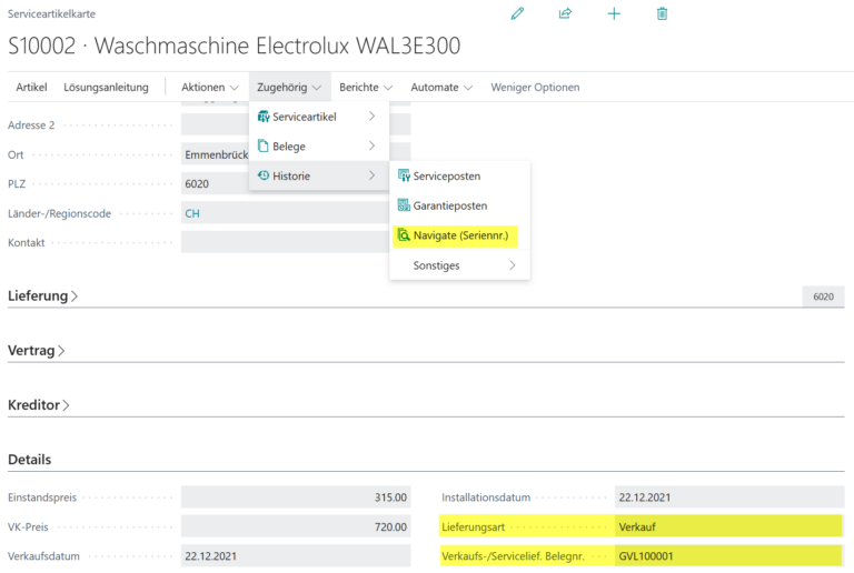 redPoint App Service Historie - redPoint